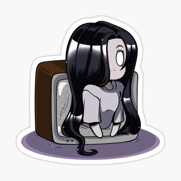 "Sadako Chibi Ringu" Sticker for Sale by Cris-ElfaOscura | Redbubble