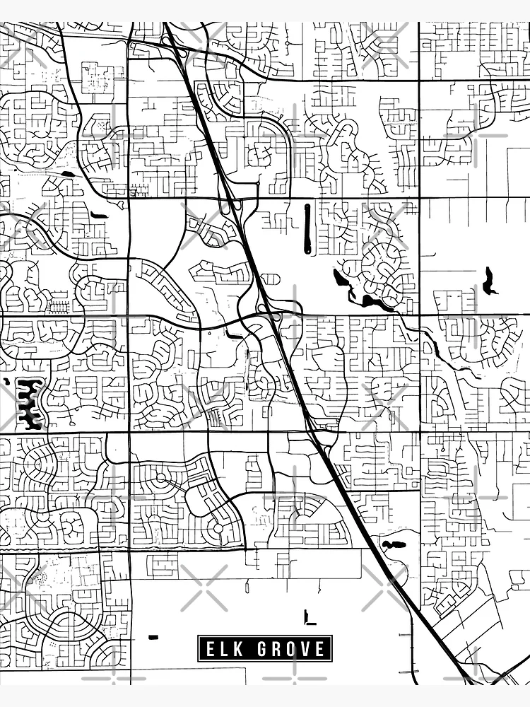 Elk Grove California Map