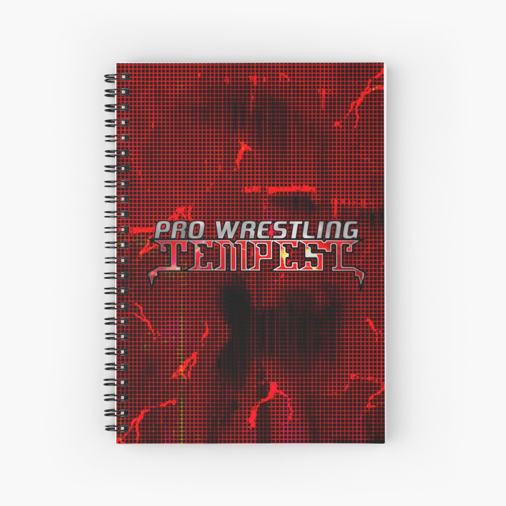 "Pro Wrestling Tempest Horizontal Logo" Spiral Notebook for Sale by ...