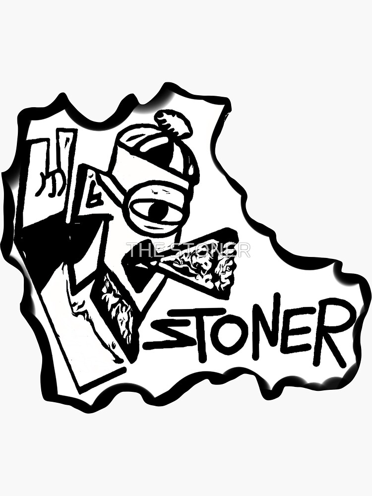 "LOGO STONER- THE BEST" Sticker for Sale by VICTORIANEGRO10 | Redbubble