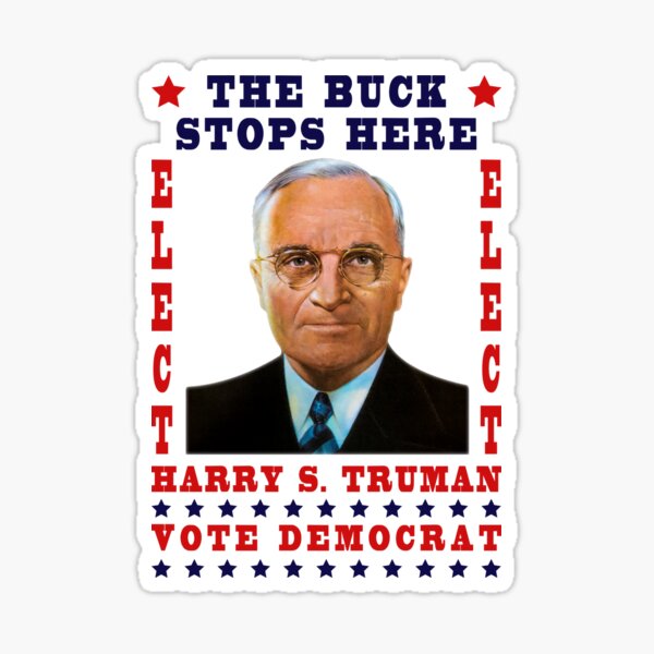 "Harry Truman" Sticker for Sale by historeetees1 | Redbubble