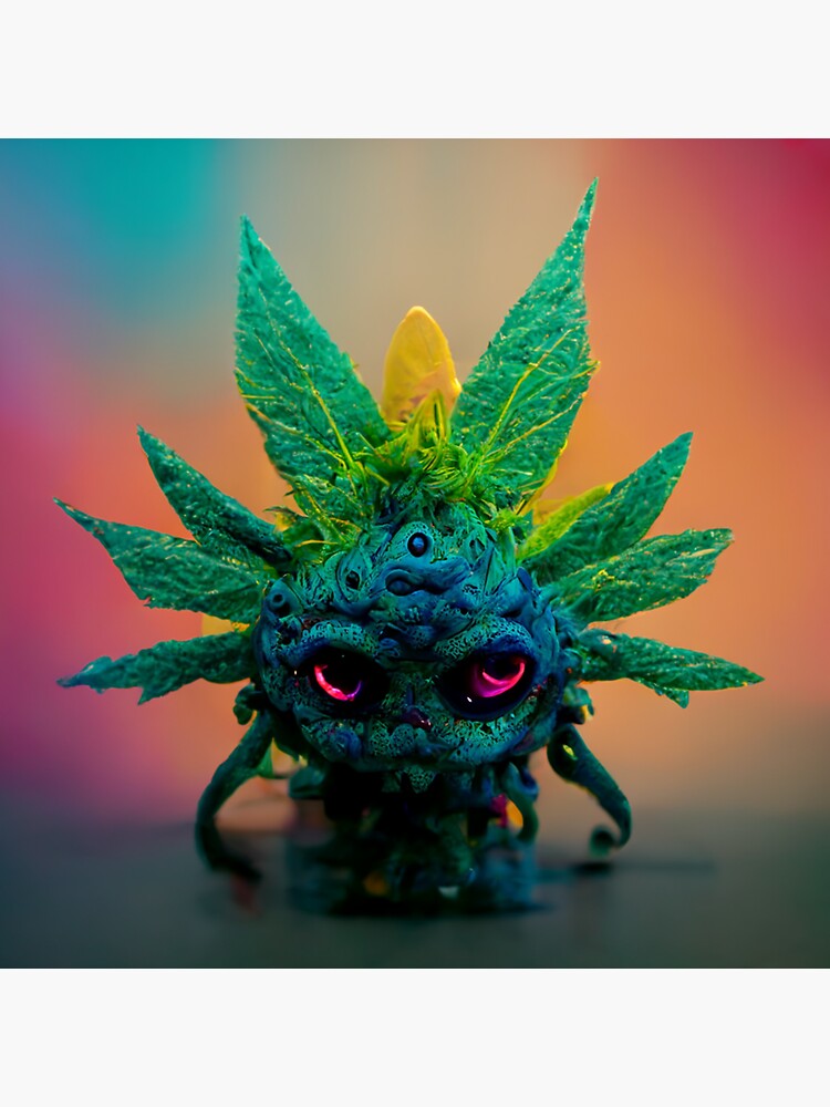 "marijuana art" Sticker for Sale by sambryn | Redbubble