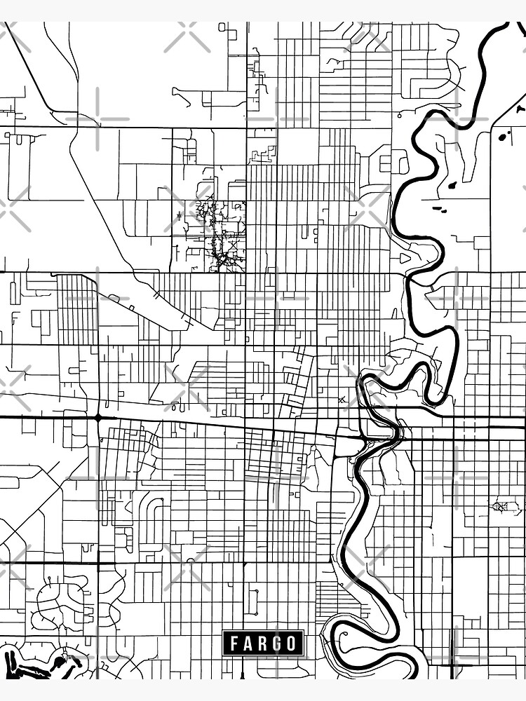 Fargo Map