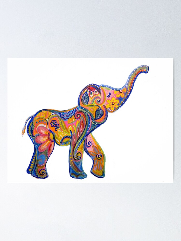 "Pretty Ellie " Poster for Sale by Spiritanimalart | Redbubble