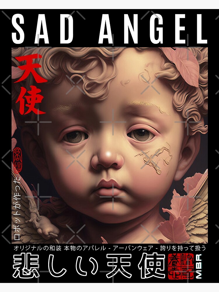 "Sad Angel | Renaissance Cute Cherub Angel With Wings – Baby Angel ...