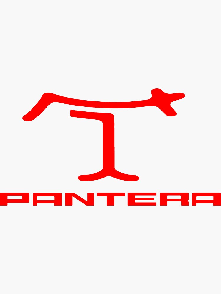 "De Tomaso Pantera Logo " Sticker for Sale by mkkessel | Redbubble