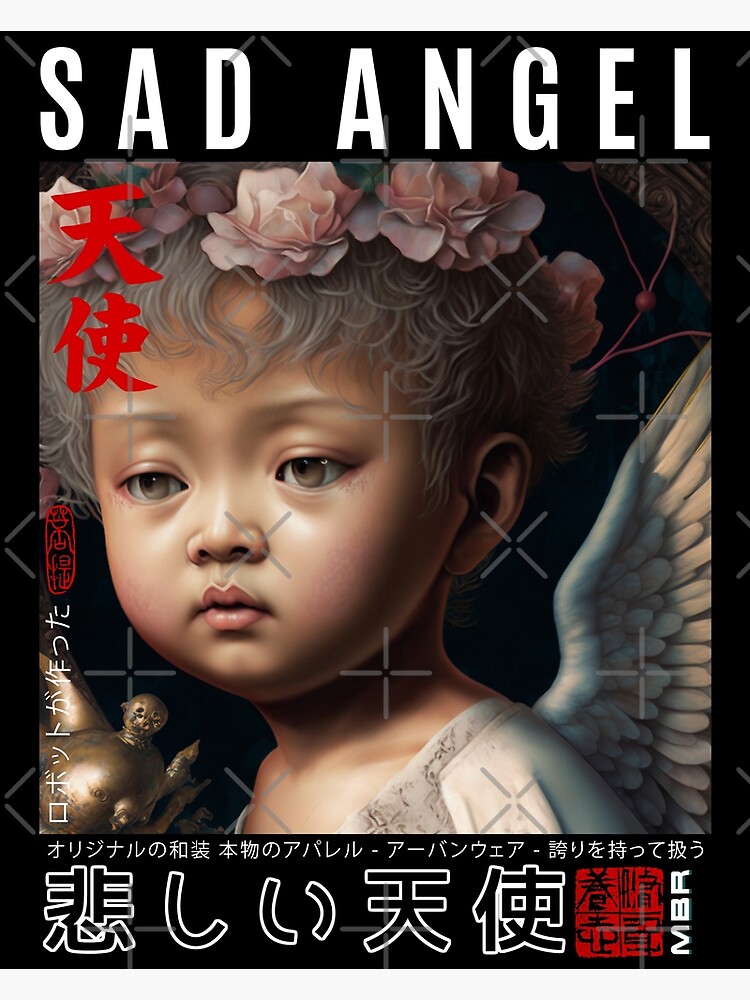 "Sad Angel | Renaissance Cute Cherub Angel With Wings – Baby Angel ...