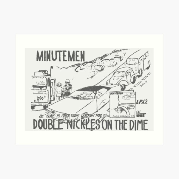 "Minutemen - Double Nickels on the Dime" Art Print for Sale by sankou ...