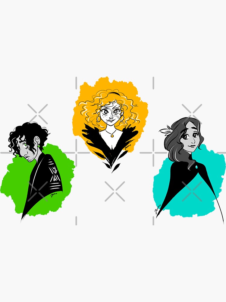 "Magical Siblings Set" Sticker for Sale by JunosBubble | Redbubble