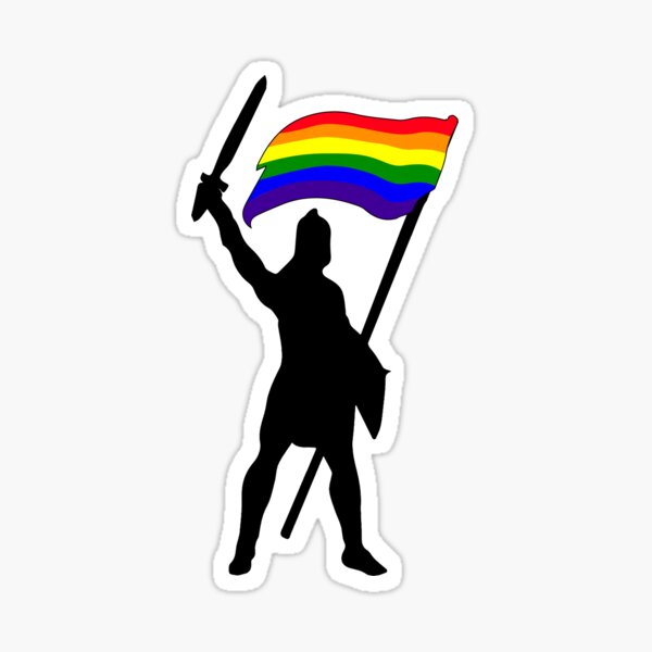 "Captain Moroni with Pride Flag" Sticker for Sale by ExmoPride | Redbubble