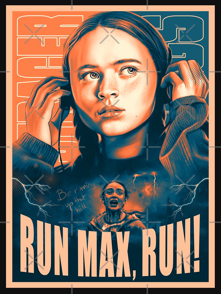 "Run Max, run! Stranger Things" T-shirt for Sale by ActiveNerd ...