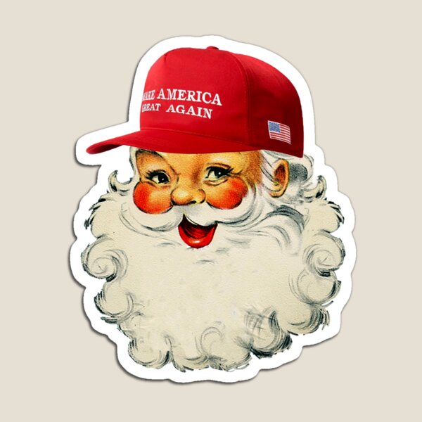 "MAGA Santa Even Santa Knows! Merry MAGA Christmas" Magnet for Sale by ...
