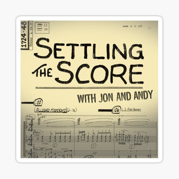 "Show Cover Art" Sticker for Sale by scoresettlers | Redbubble