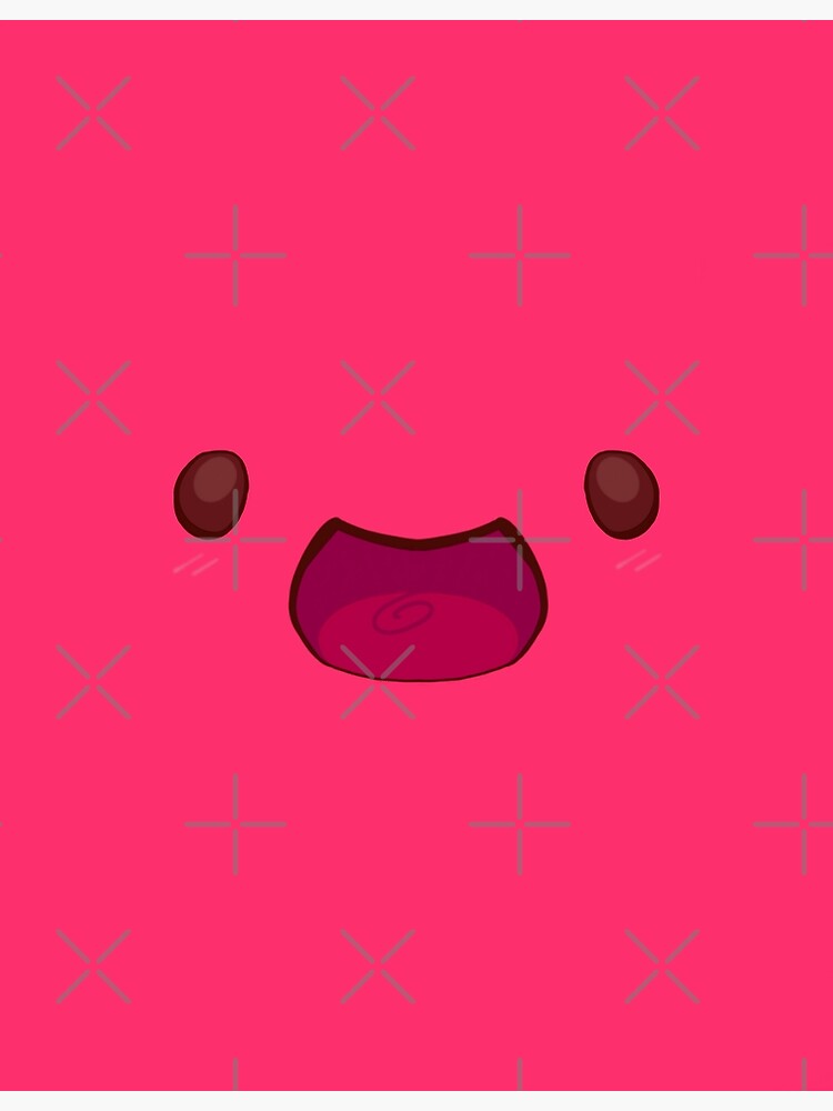 "Slime Rancher Pink Slime Face" Poster for Sale by maplefoot | Redbubble