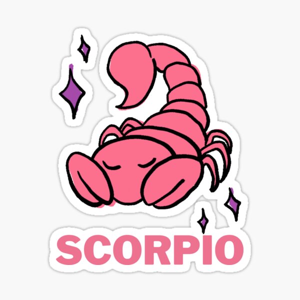 "SCORPIO" Sticker for Sale by RODNEYCOCKROFT | Redbubble