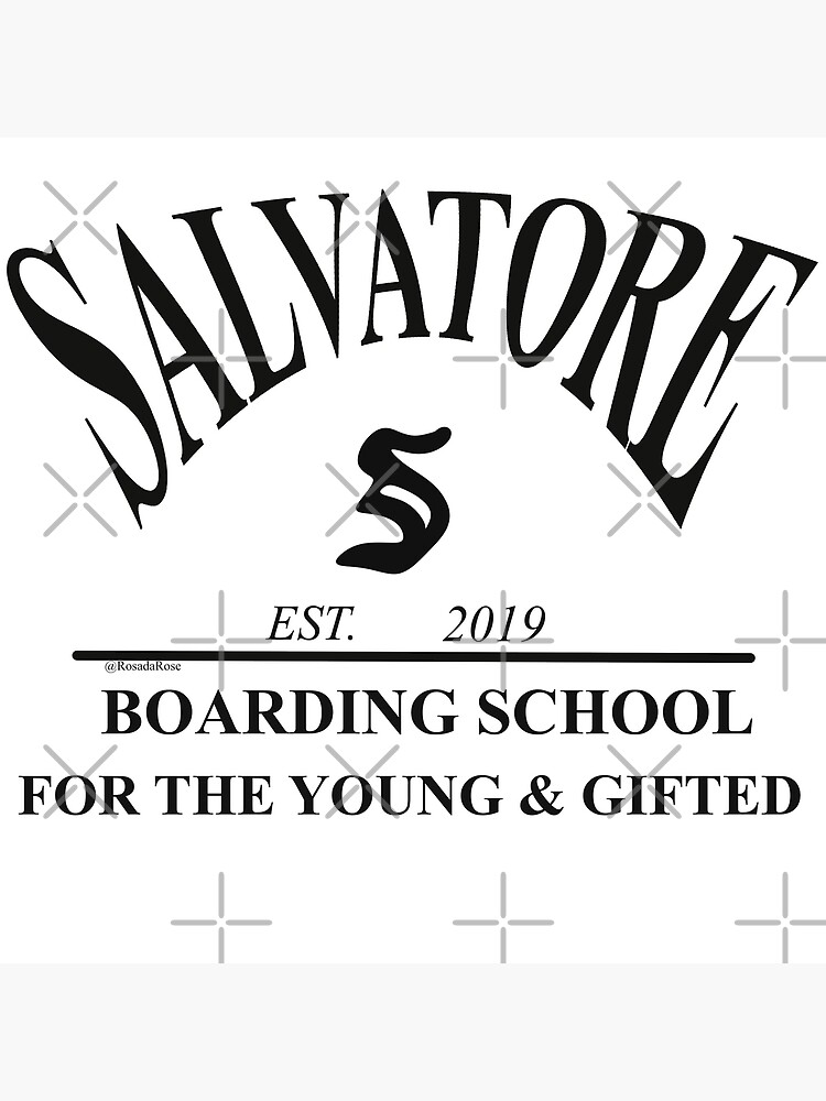 "Salvatore boarding school logo" Poster for Sale by Rosadarose | Redbubble