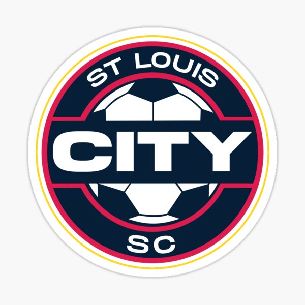"St Louis CITY SC CIRCLE SOCCER BALL" Sticker for Sale by mikesamad ...