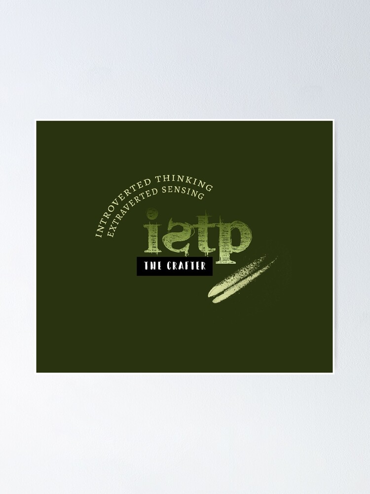 "[MBTI] ISTP - The Craftsman" Poster for Sale by KaiFx19 | Redbubble