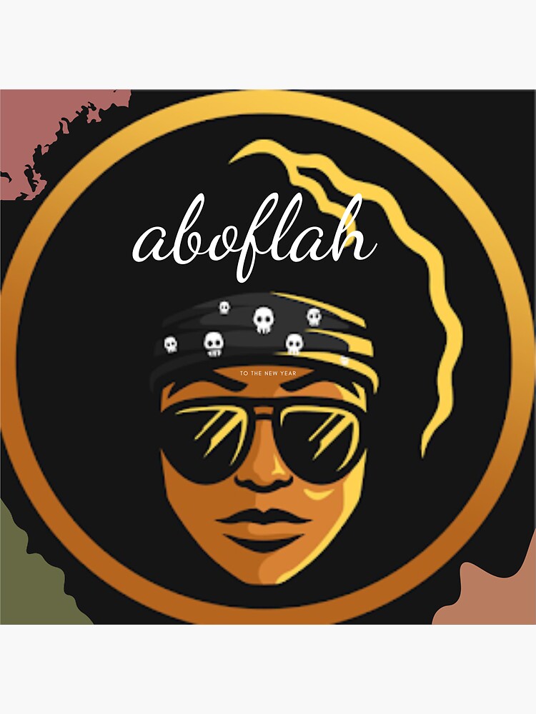"aboflah" Sticker for Sale by SDBM-Design | Redbubble