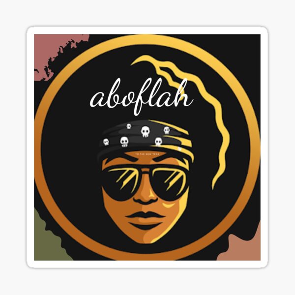 "aboflah" Sticker for Sale by SDBM-Design | Redbubble