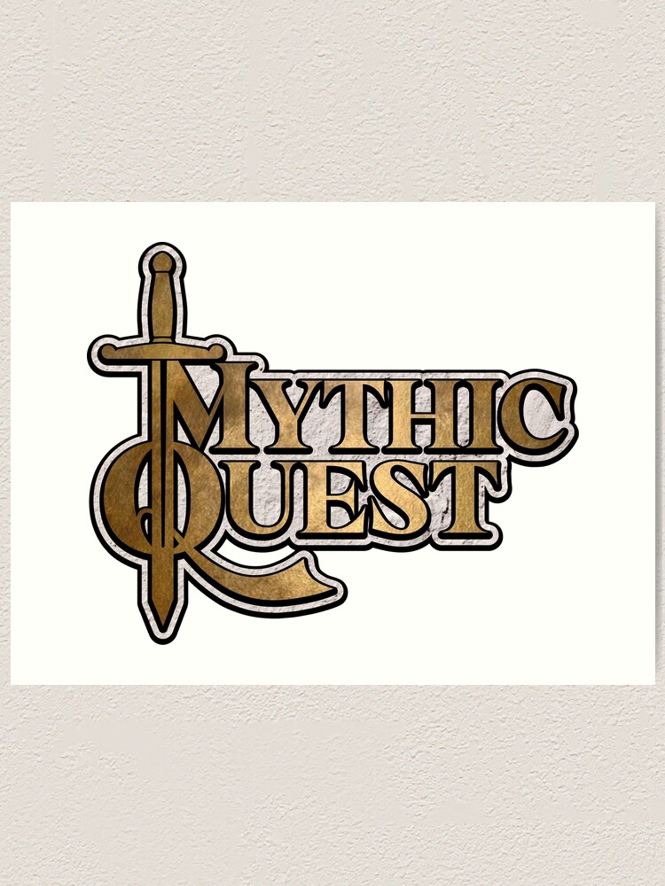 "Mythic Quest Fan Logo" Art Print for Sale by ThomasKadmon | Redbubble