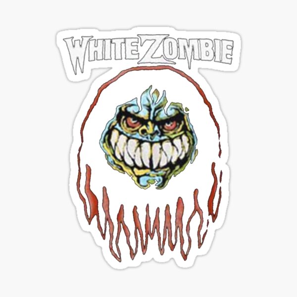 "White zombie" Sticker for Sale by Neonic964 | Redbubble