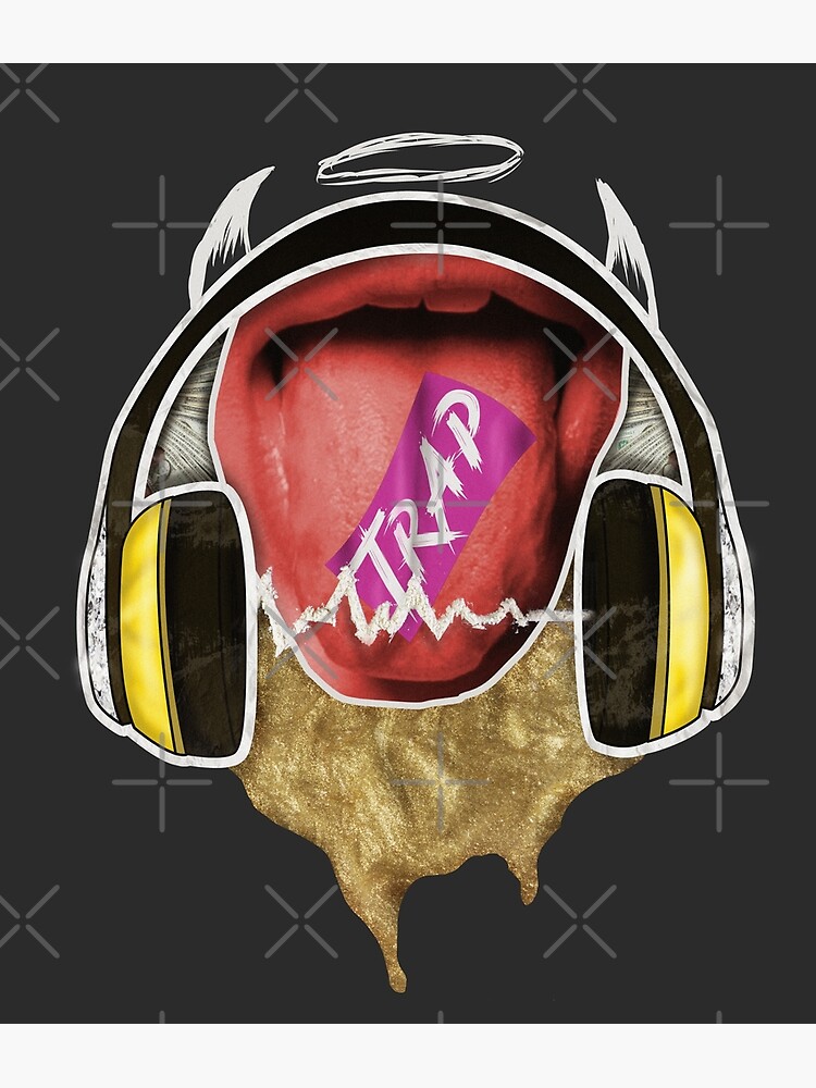 "Music Genre " Trap " Illustration" Poster for Sale by GeekyPlace ...
