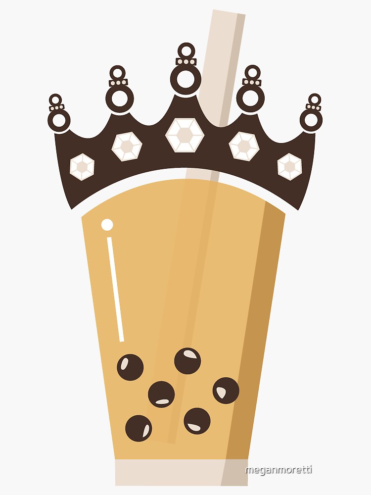 "Mango Bubble Tea Queen" Sticker for Sale by meganmoretti | Redbubble