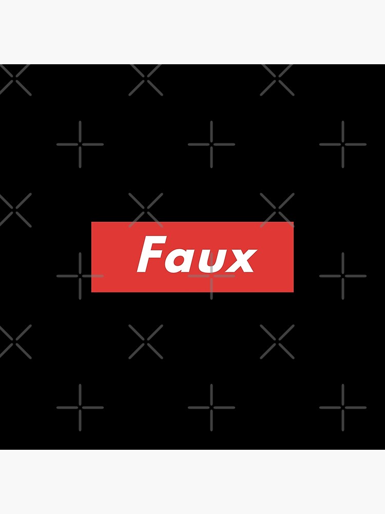 "Word Art: Faux" Poster for Sale by happymeld | Redbubble