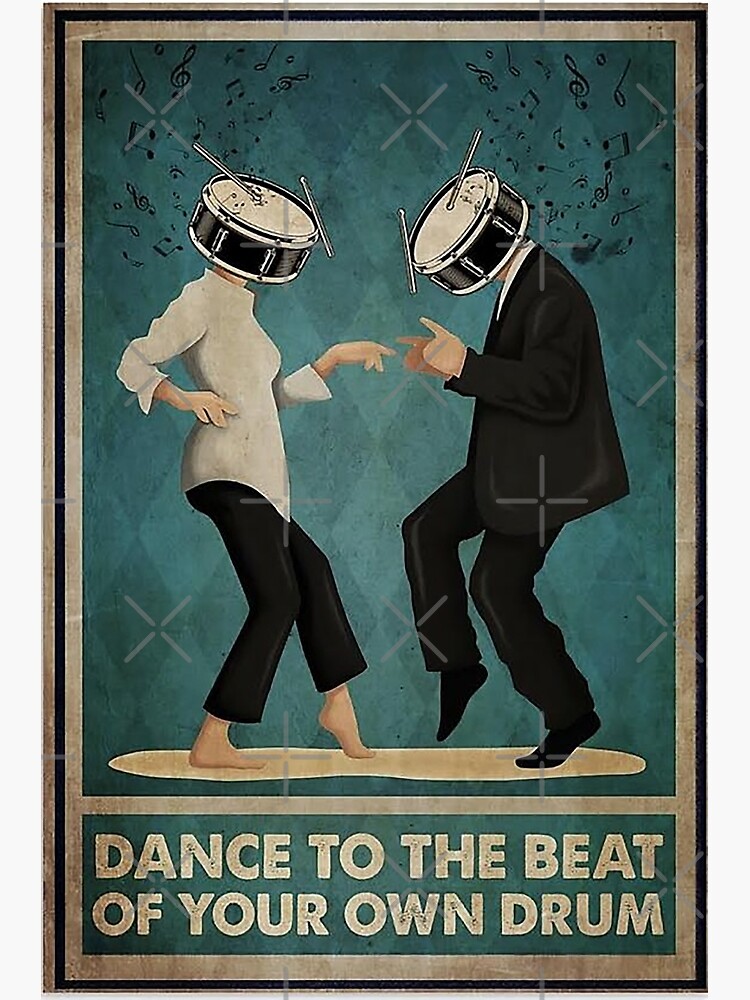"pulp fiction dance to the beat drum head" Poster for Sale by ...