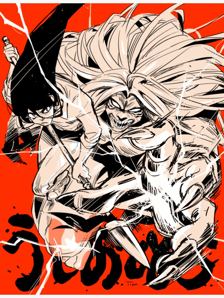 "Ushio And Tora anime" Sticker for Sale by SP-Gamers | Redbubble