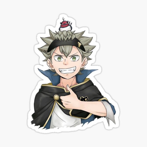 "Asta Black Clover" Sticker for Sale by Yor-art | Redbubble