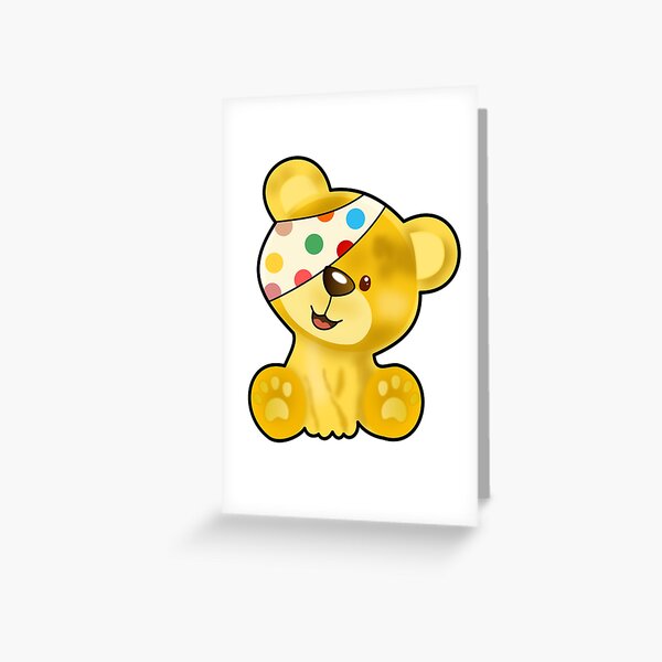 "Tesco Pudsey Bear" Greeting Card for Sale by Dewlangrial | Redbubble