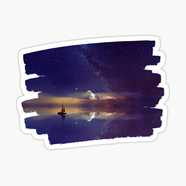 "Dream trip under the stars" Sticker for Sale by NBDesign78 | Redbubble