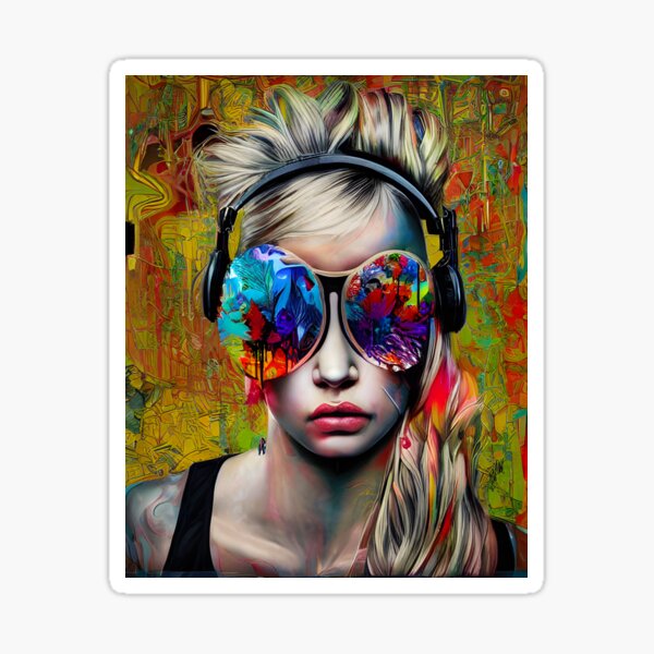 "Rainbow Shades" Sticker for Sale by Kauila-AI | Redbubble