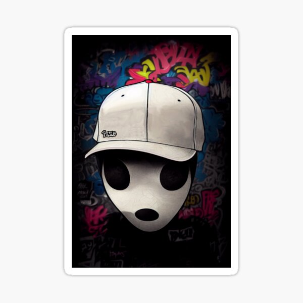 "Izzo The Chilly Ghost" Sticker for Sale by sbdigital | Redbubble
