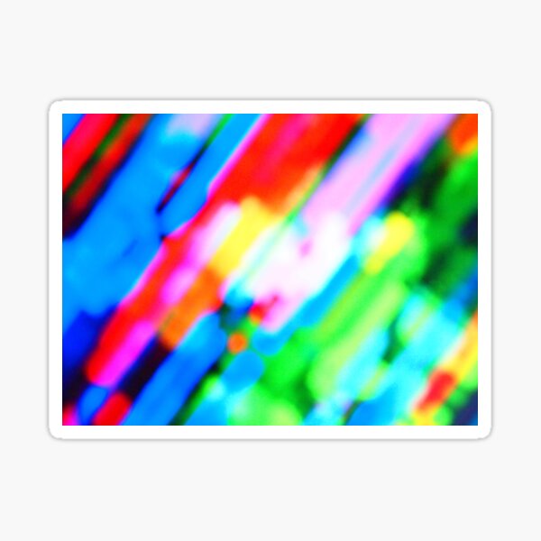 "Digital Color Splash" Sticker for Sale by RandomaLuxImage | Redbubble