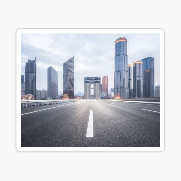 "Skyscraper buildings - tall buildings in the city" Sticker for Sale by ...