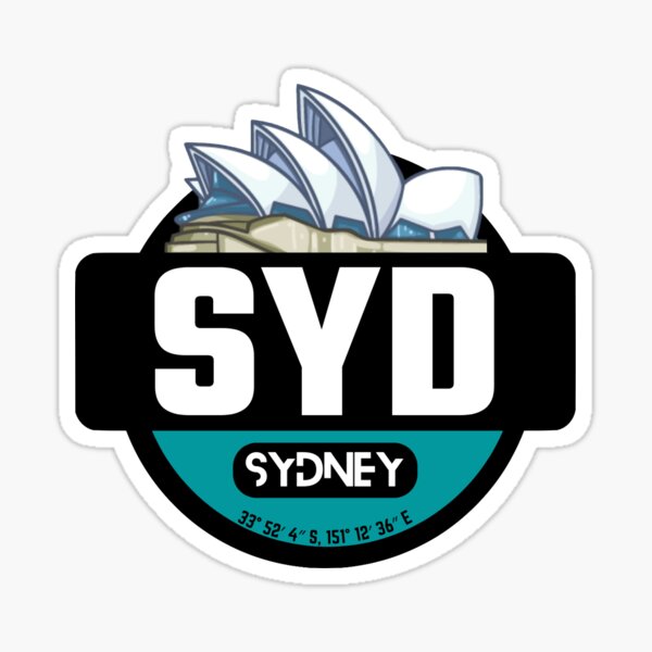 "Sidney City Iconic Opera House" Sticker for Sale by LeddsoDello ...