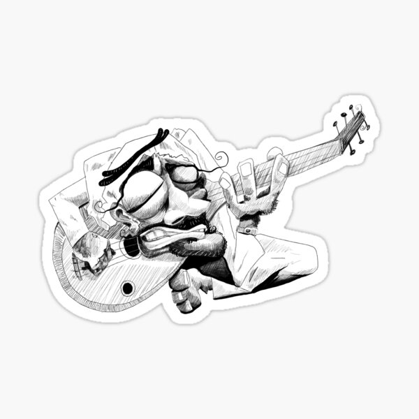 "oud player " Sticker for Sale by Bensaifcom | Redbubble