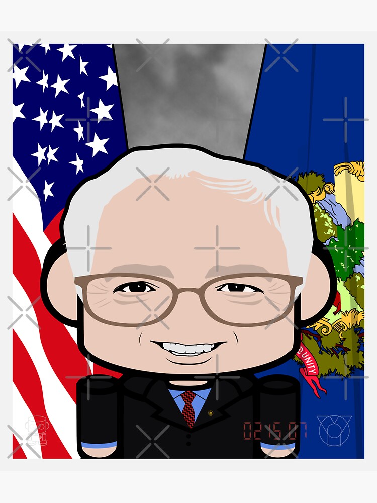 "Mr. Bernie'bot POLITICO’BOT Official Photo" Sticker for Sale by ...