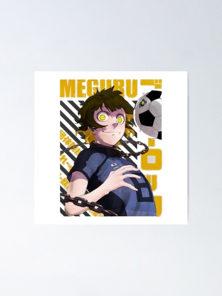 "blue lock meguru" Poster for Sale by youranimeworld | Redbubble