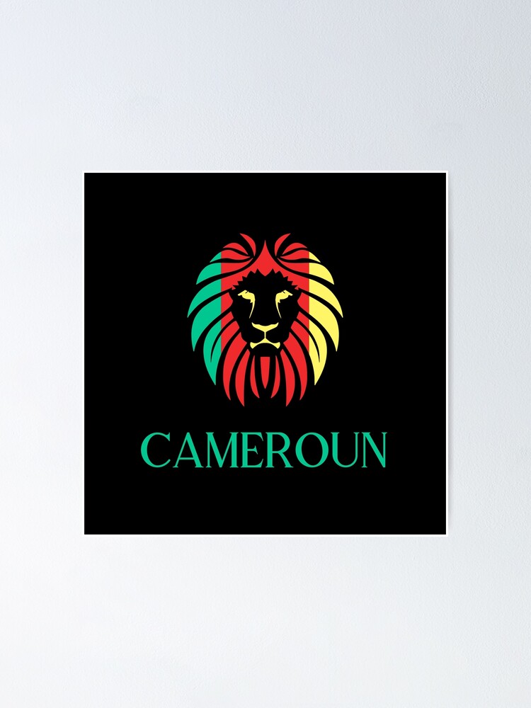 "Cameroun Cameroonian W Green" Poster for Sale by VRedBaller | Redbubble