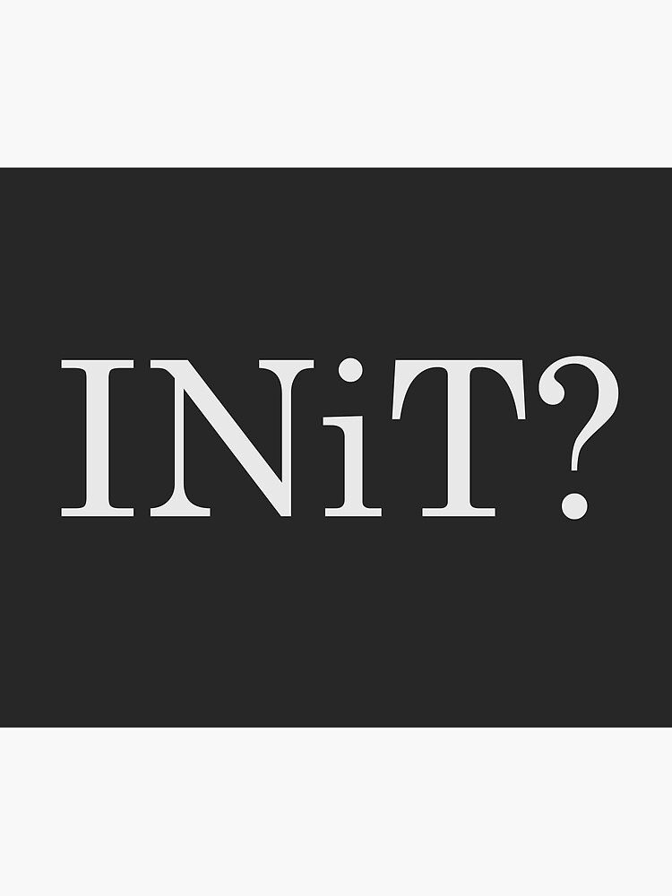 "init?" Poster for Sale by Zezofu | Redbubble