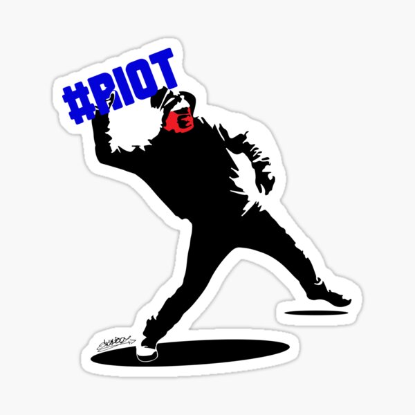 "Modern Riot" Sticker for Sale by sick-boy | Redbubble