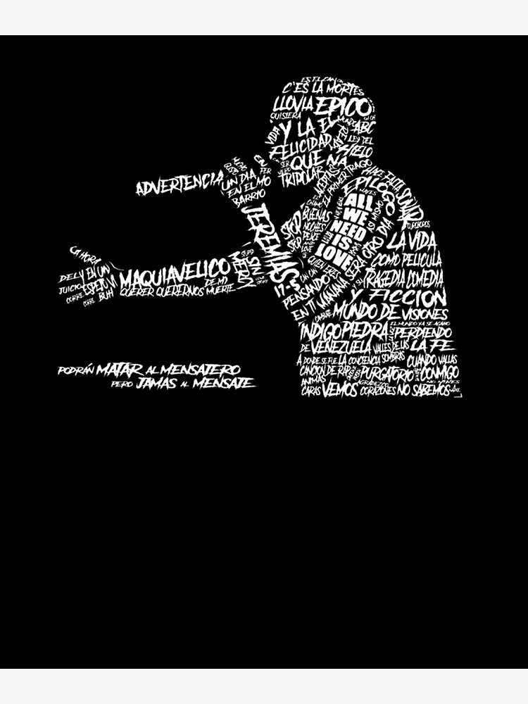 Póster for Sale con la obra «Canserbero Merch Canserbero Tees Regalo ...