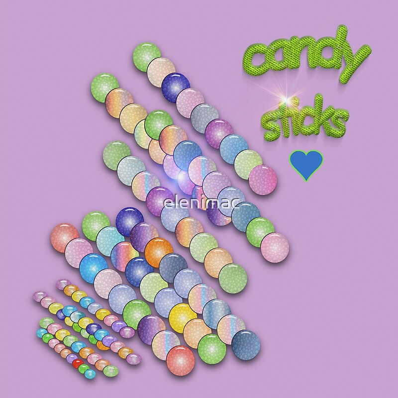 "Candy Sticks" by elenimac | Redbubble