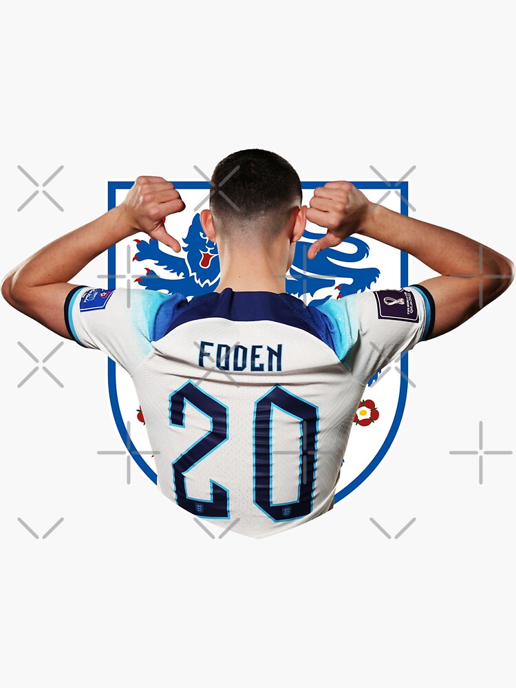 "PHIL FODEN ENGLAND NATIONAL WORLD CUP 2022" Sticker for Sale by Jackob ...