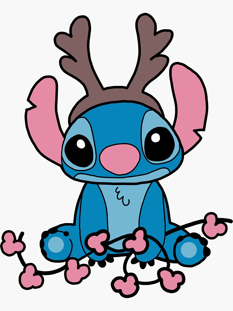 "christmas stitch" Sticker for Sale by phyllisleungg | Redbubble