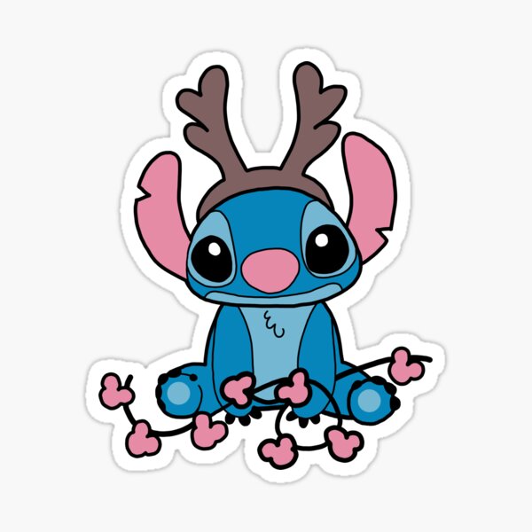"christmas stitch" Sticker for Sale by phyllisleungg | Redbubble